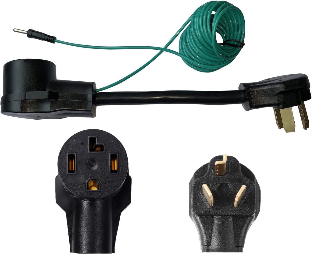 ONETAK NEMA 10-30P to 14-30R 120V/240V 30 Amp 3 Prong Male Plug to 4 P