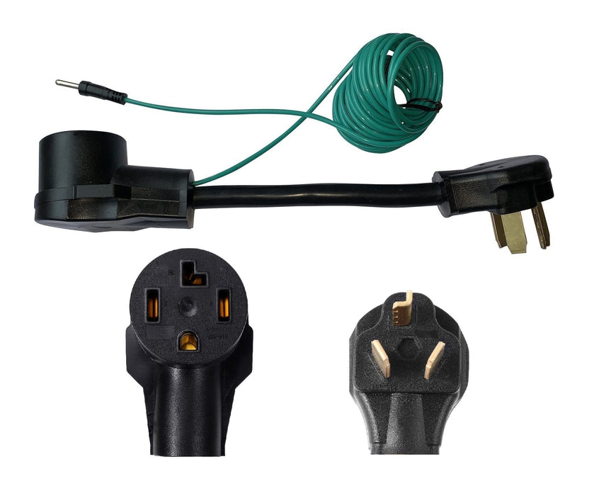 ONETAK NEMA 10-30P to 14-30R 120V/240V 30 Amp 3 Prong Male Plug to 4 P